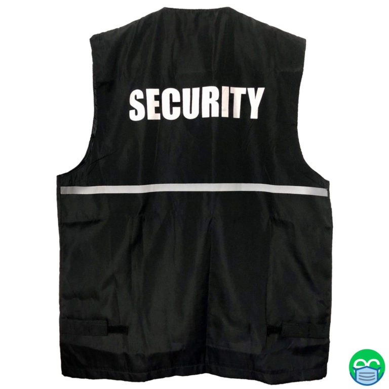 Security Vest | Security Cargo Vest | Vest with Security Wording ...